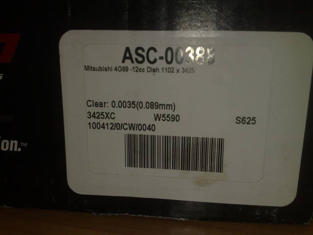 4g69 combustion chamber/piston volume (cc) | Mitsubishi Eclipse 4G Forums
