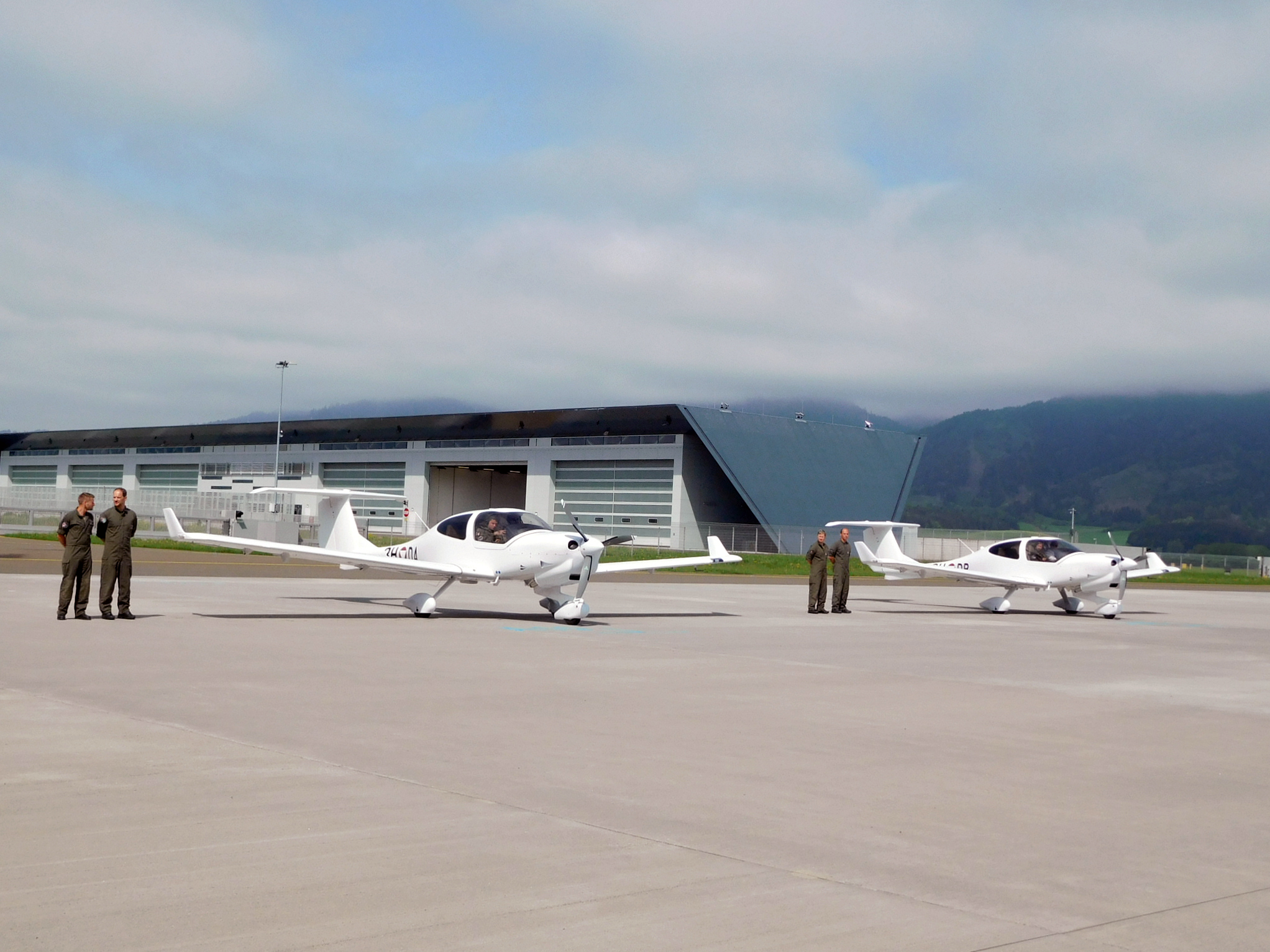 Four DA40 NG Training Aircraft for the Austrian Armed Forces. On 3rd of May