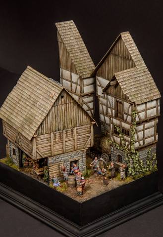 Medieval tavern 1/72 | planetFigure | Miniatures
