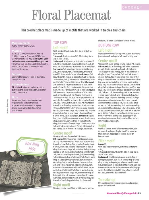 Womans Weekly Knitting & Crochet №10 2015 - Special: Best of Our ...