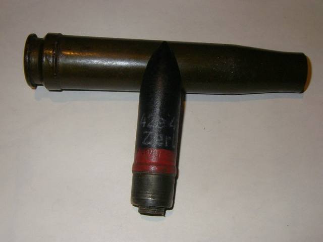 Разрезной макет 20х138 FLAK с пулей 2cm Pzgr.L spur Zerl.