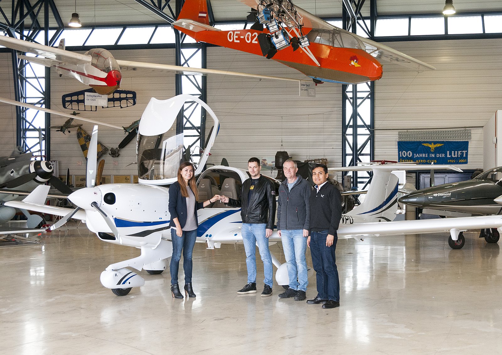 20 Years Anniversary of the DA40: 400th Austrian built DA40 NG delivered.