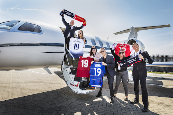 A boom of private jet bookings ahead of all-English European football ...
