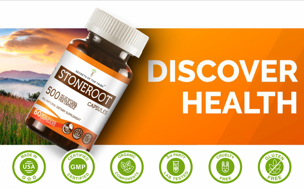 Secrets Of The Tribe Stone Root Capsules, 500 mg | eBay