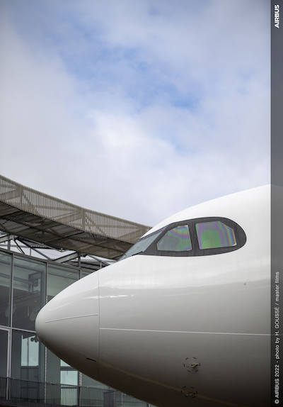 The first ACJ330-300 delivered to K5-Aviation. K5 Aviation has taken