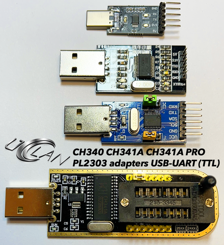 Recovery uClan Ustym 4K models with HiTool PC program, use USB-UART ...